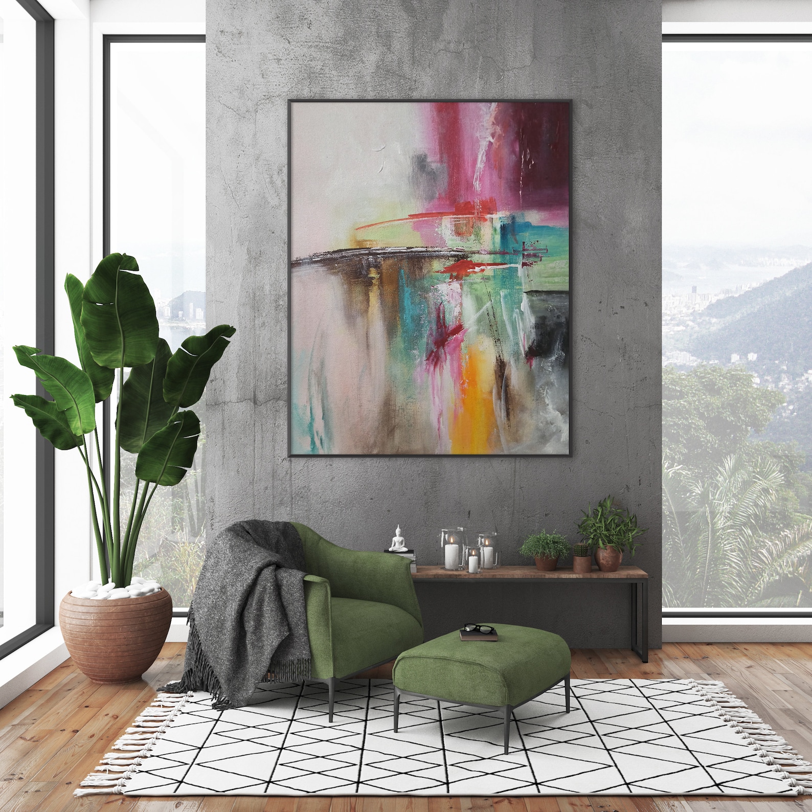 Abstract Canvas Painting Extra Large Painting Canvas Wall | Etsy UK