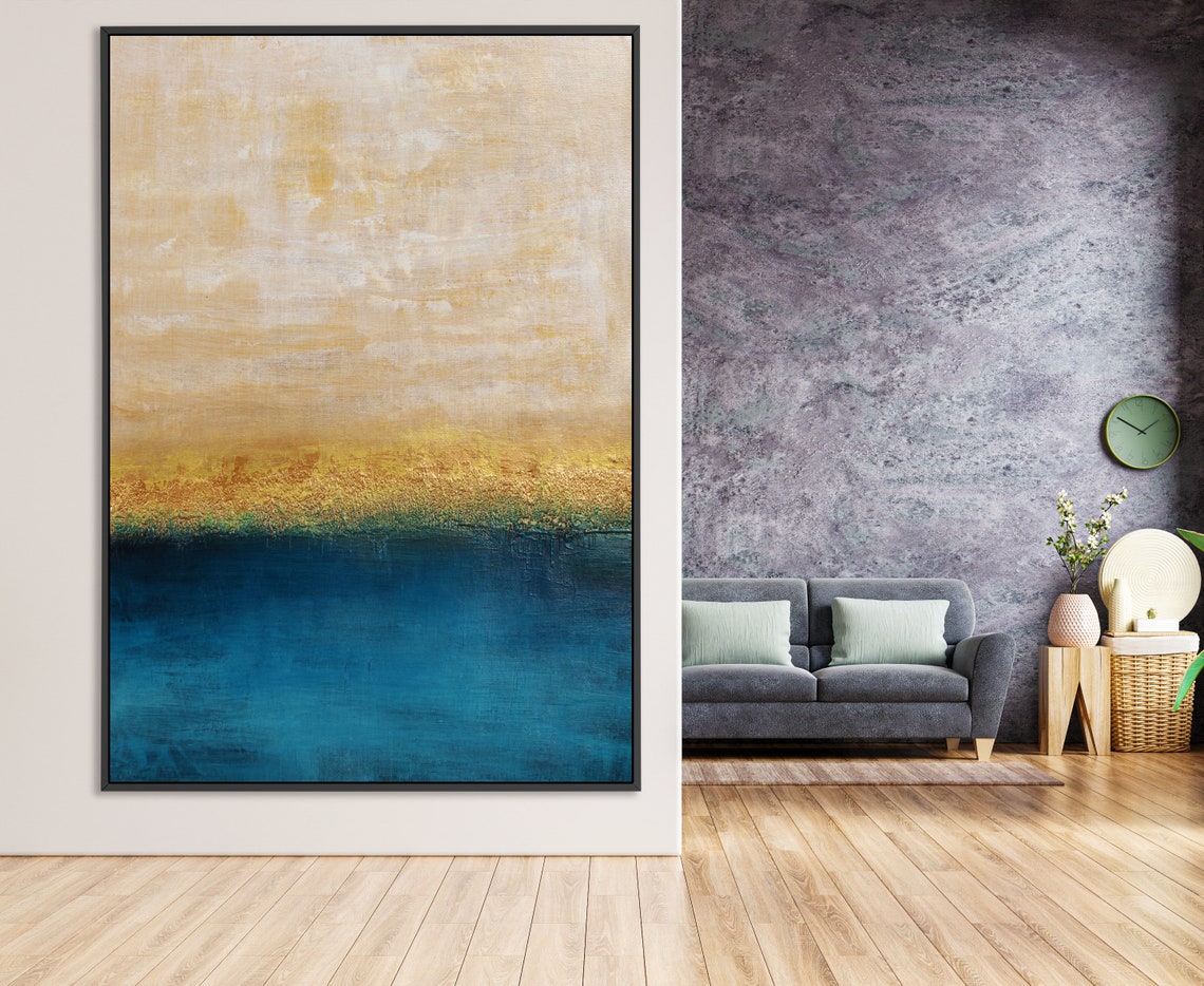 Acrylic Abstract Wall Art Paintings on Canvas Wall Décor - Etsy UK