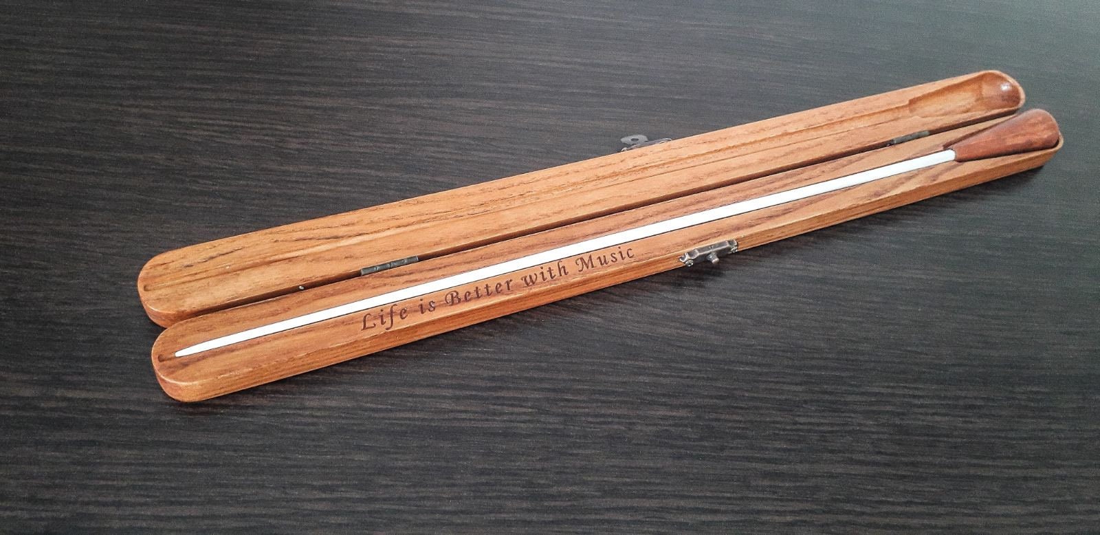 Conductor's Baton in Wooden Case. Engraving of Your Text | Etsy