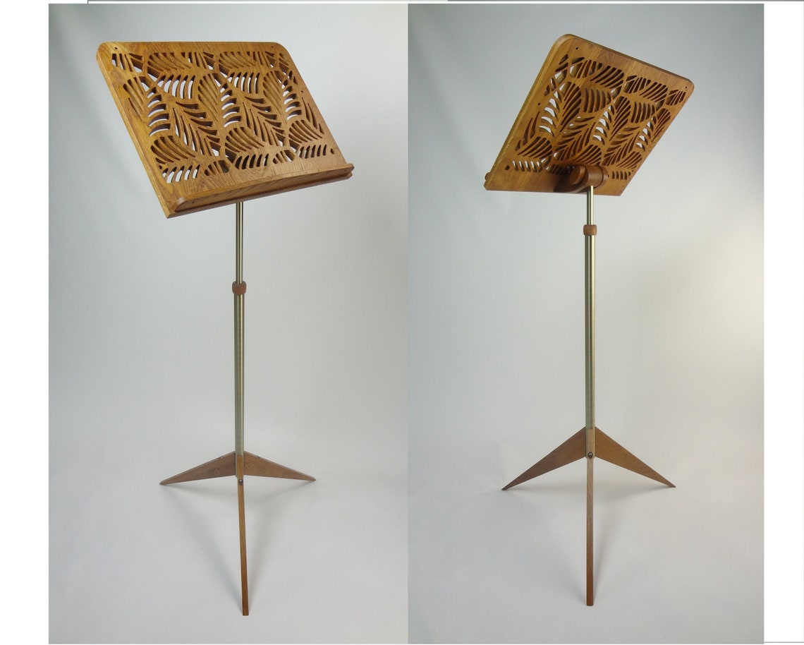 Wooden Music Stand Modern Style - Etsy