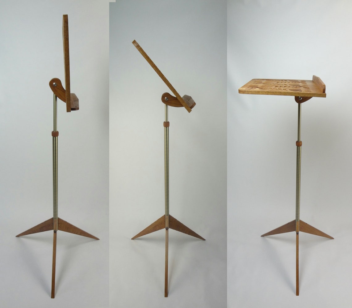 Wooden Music Stand Modern Style - Etsy