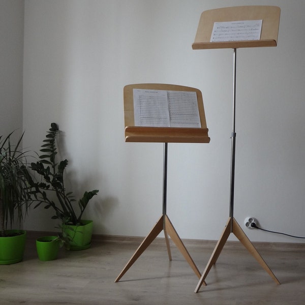 Wood Music Book Stand - Etsy