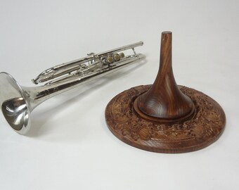 Wooden Trumpet Stand - Etsy