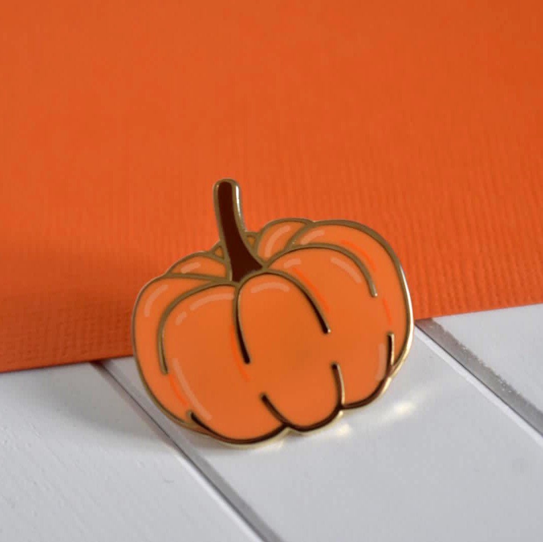 Pumpkin Pin - Etsy