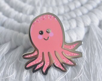 Octopus Brooch Pin Miniblings Lapel Pin Octopus Octopod Sea - Etsy