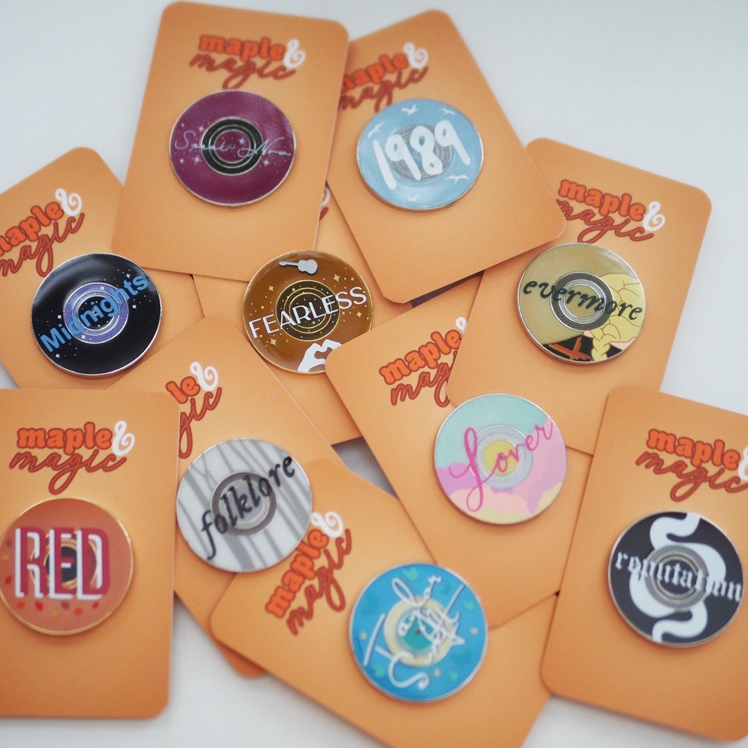 Eras Vinyl Pins | TS | TTPD | Lover | Red - Etsy