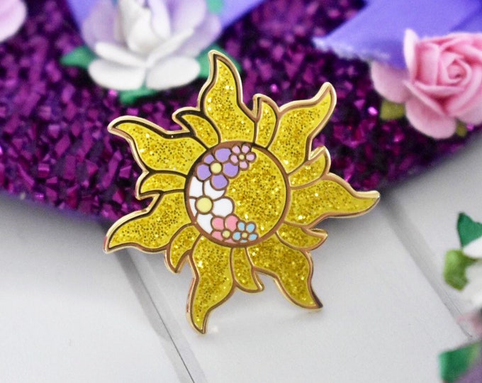 Floral Sun Pin - Etsy