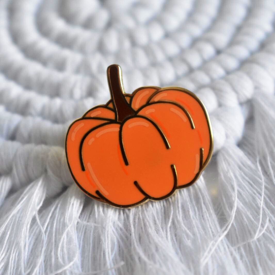 Pumpkin Pin - Etsy