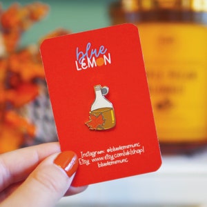 Maple Syrup Hard Enamel Pin - Etsy