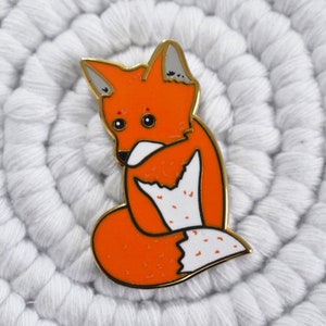 Fox Hard Enamel Pin - Etsy