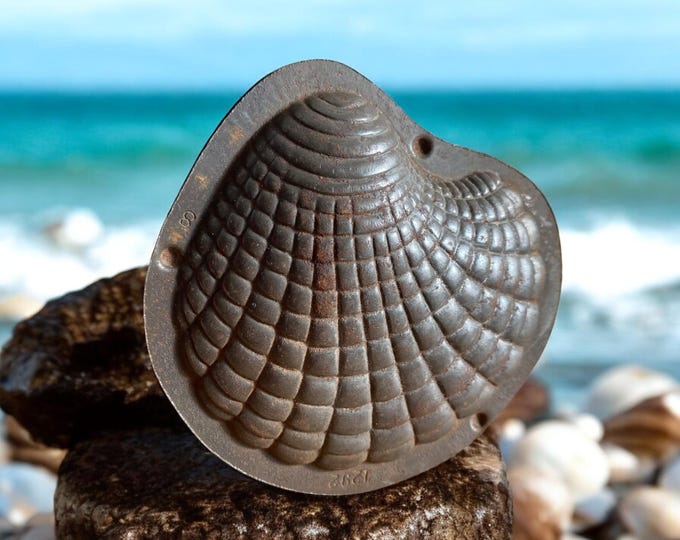 Vintage 2 Part Chocolate Mold of a Shell #4292 - Etsy