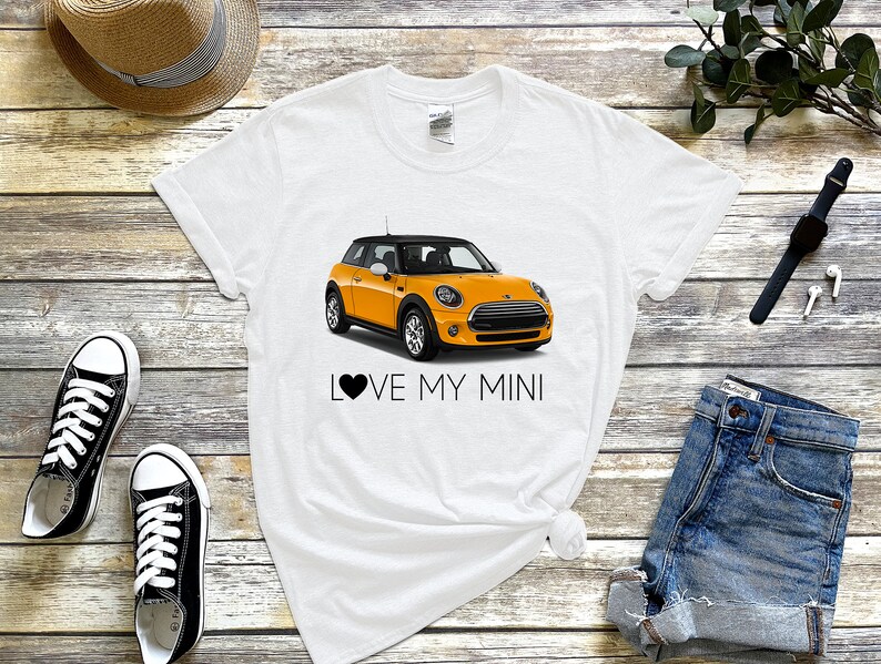 Mini Cooper T-shirt Mini Lover Custom Car Tee Car - Etsy