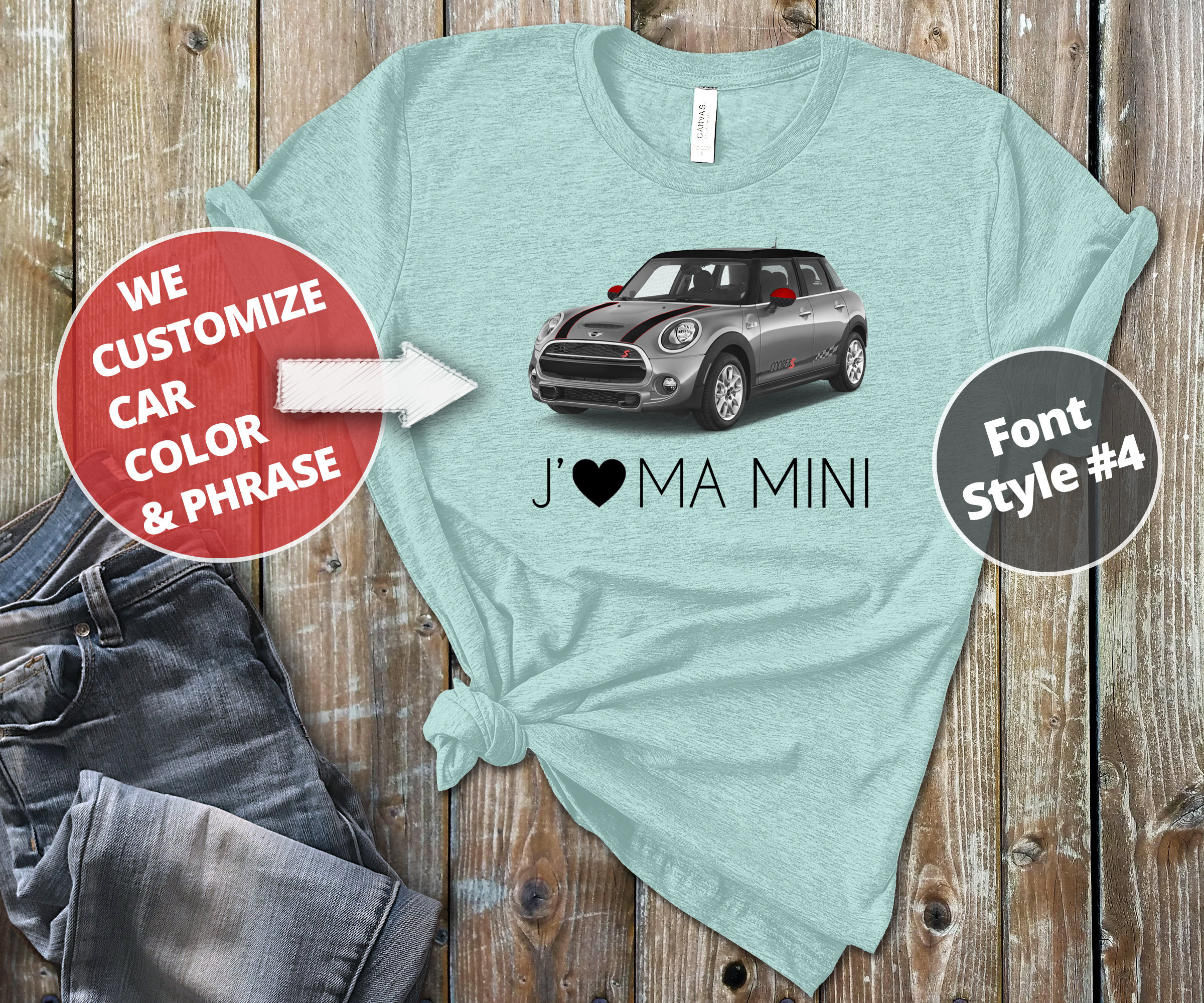 Custom MINI COOPER Shirt Convertible T-shirt Mini Lover - Etsy