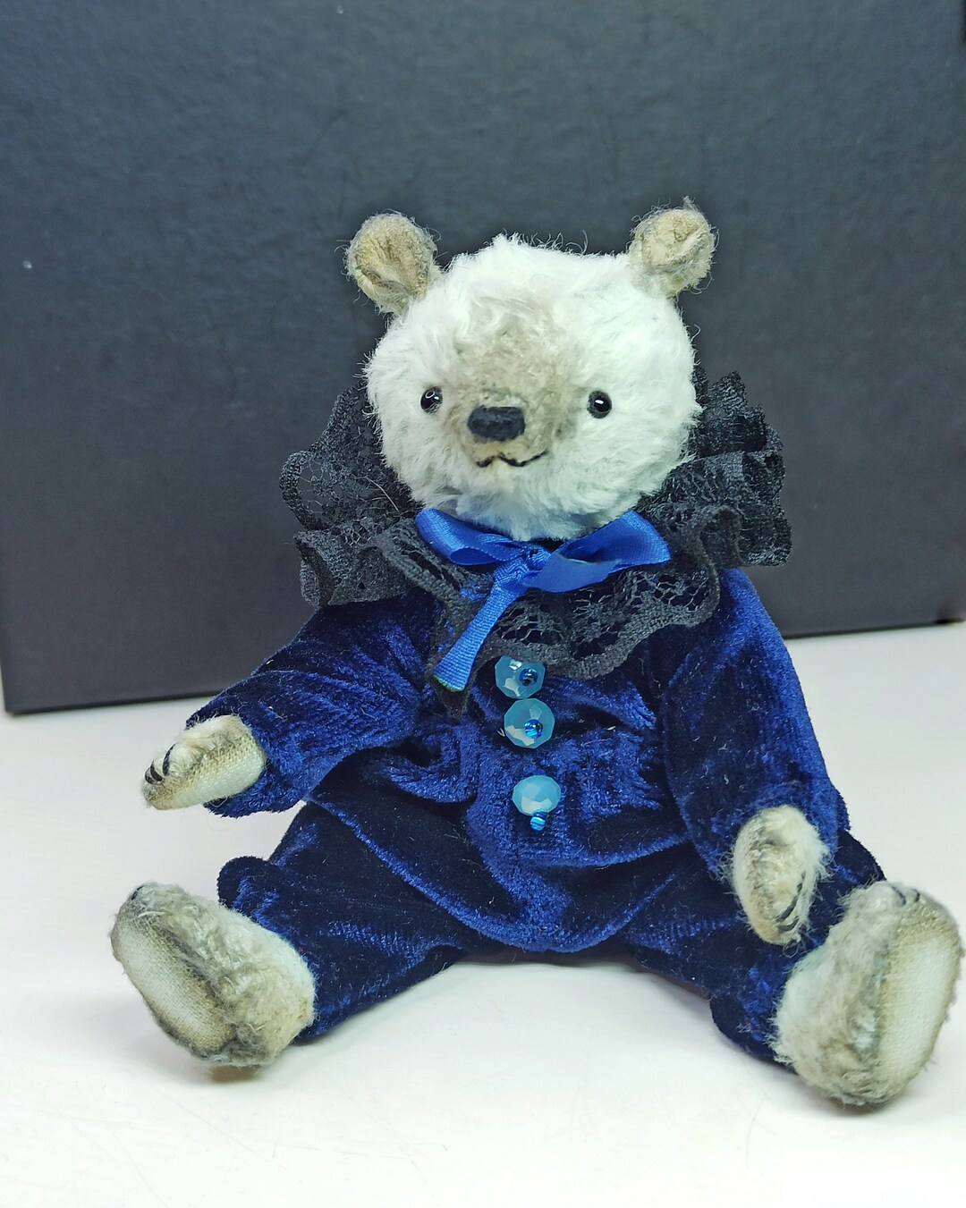 Artist Teddy Bear Little Stuffed Hand Made Teddy Bear Ooak - Etsy