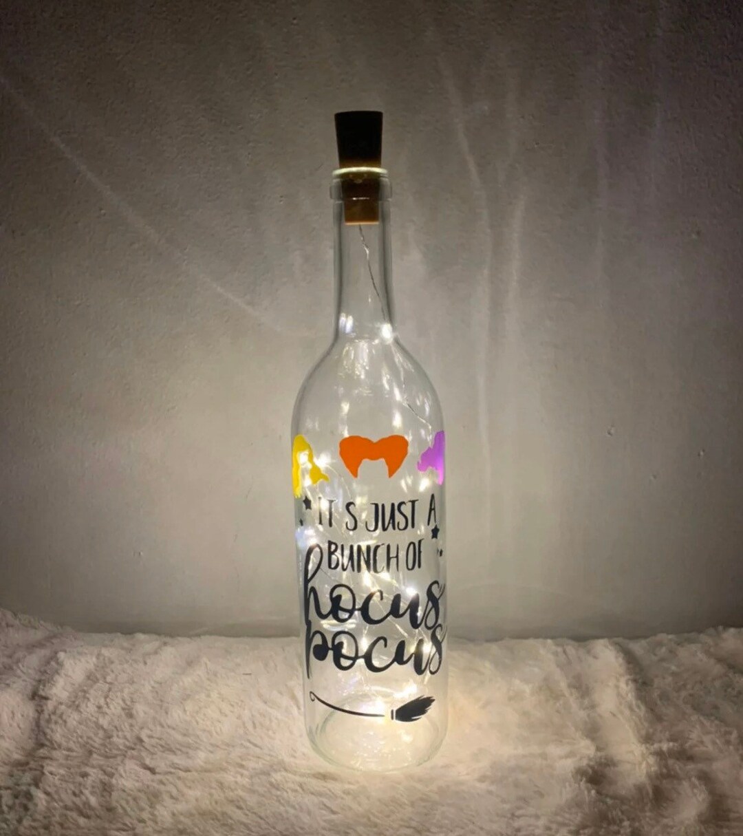 Hocus Pocus Light up Bottle - Etsy