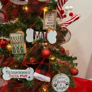 Dog Ornament and Decor Set for Christmas Tree - Etsy