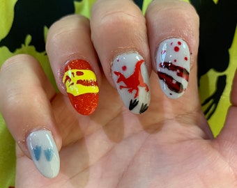 Jurassic Park Nail - Etsy