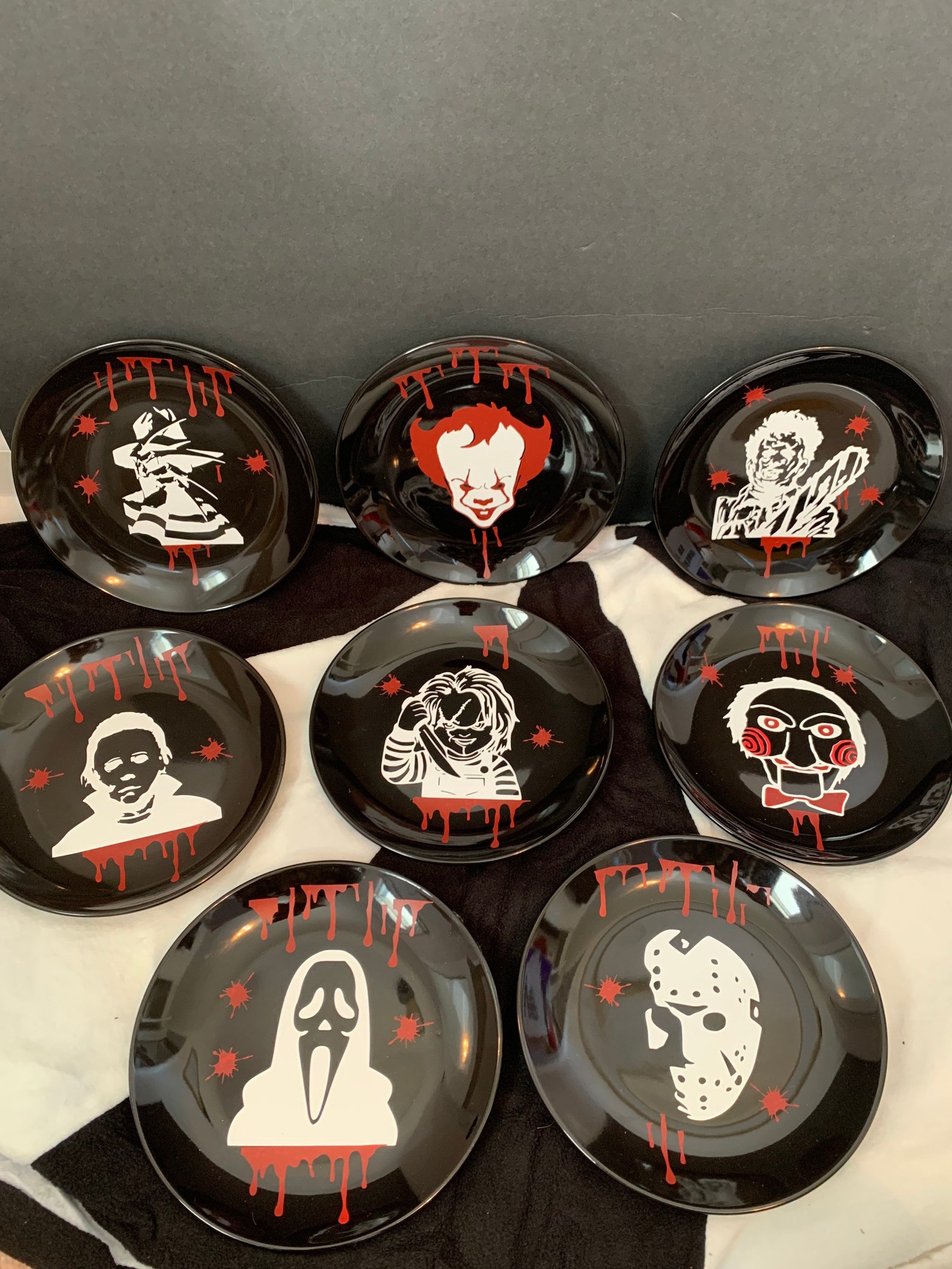 Horror Movie Plates - Etsy