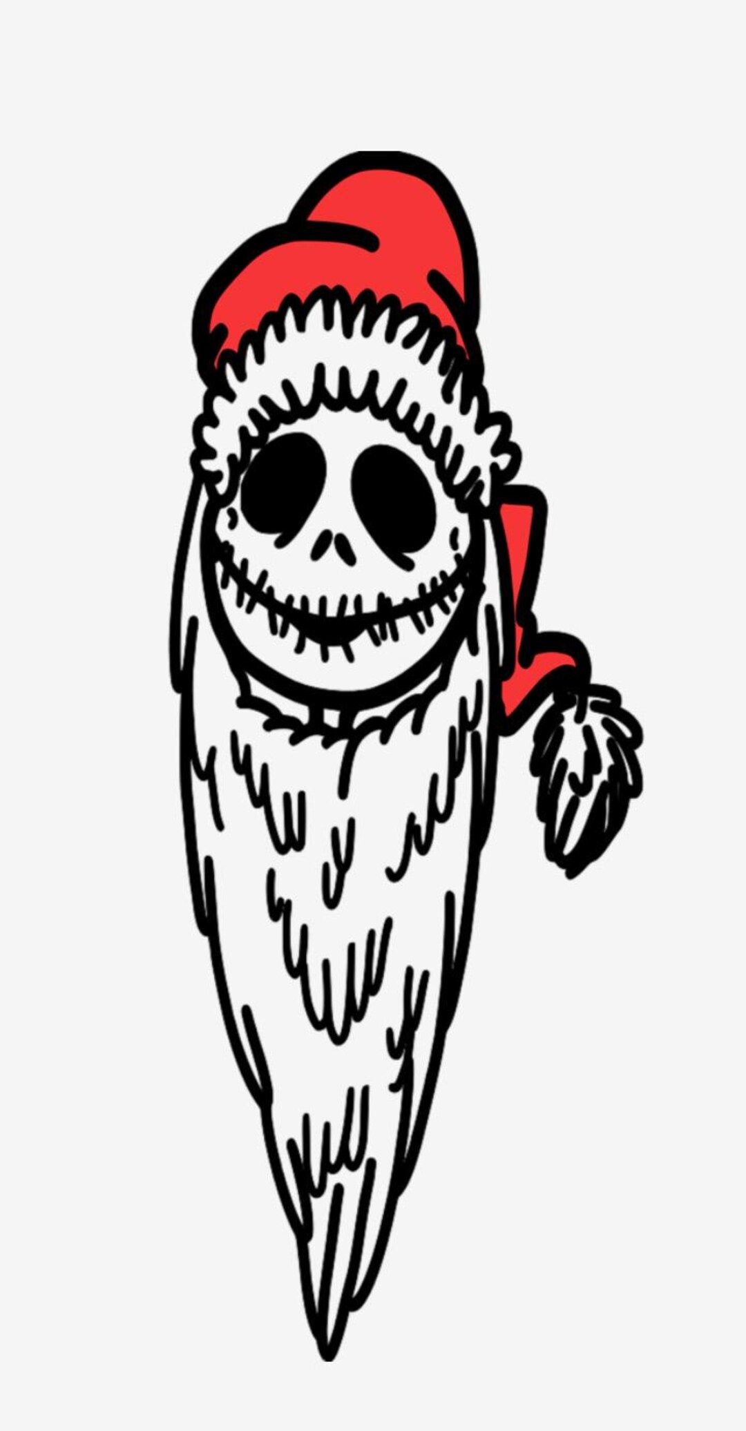 Sandy Claws Nightmare Before Christmas Vinyl Decal - Etsy