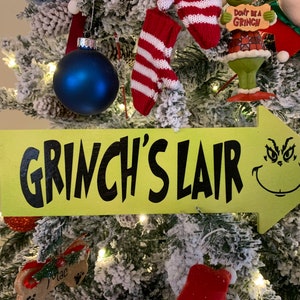 Grinch Directional Arrows- Grinch’s Lair, Whoville, and Mt.crumpit - Etsy