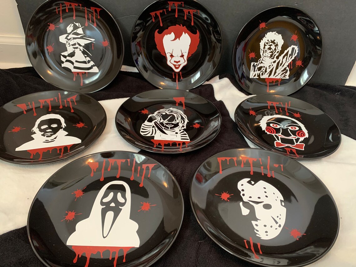 Horror Movie Plates - Etsy