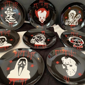 Horror Movie Plates - Etsy