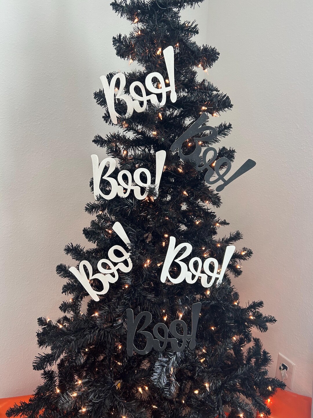 Boo Cardstock Cut Out - Etsy