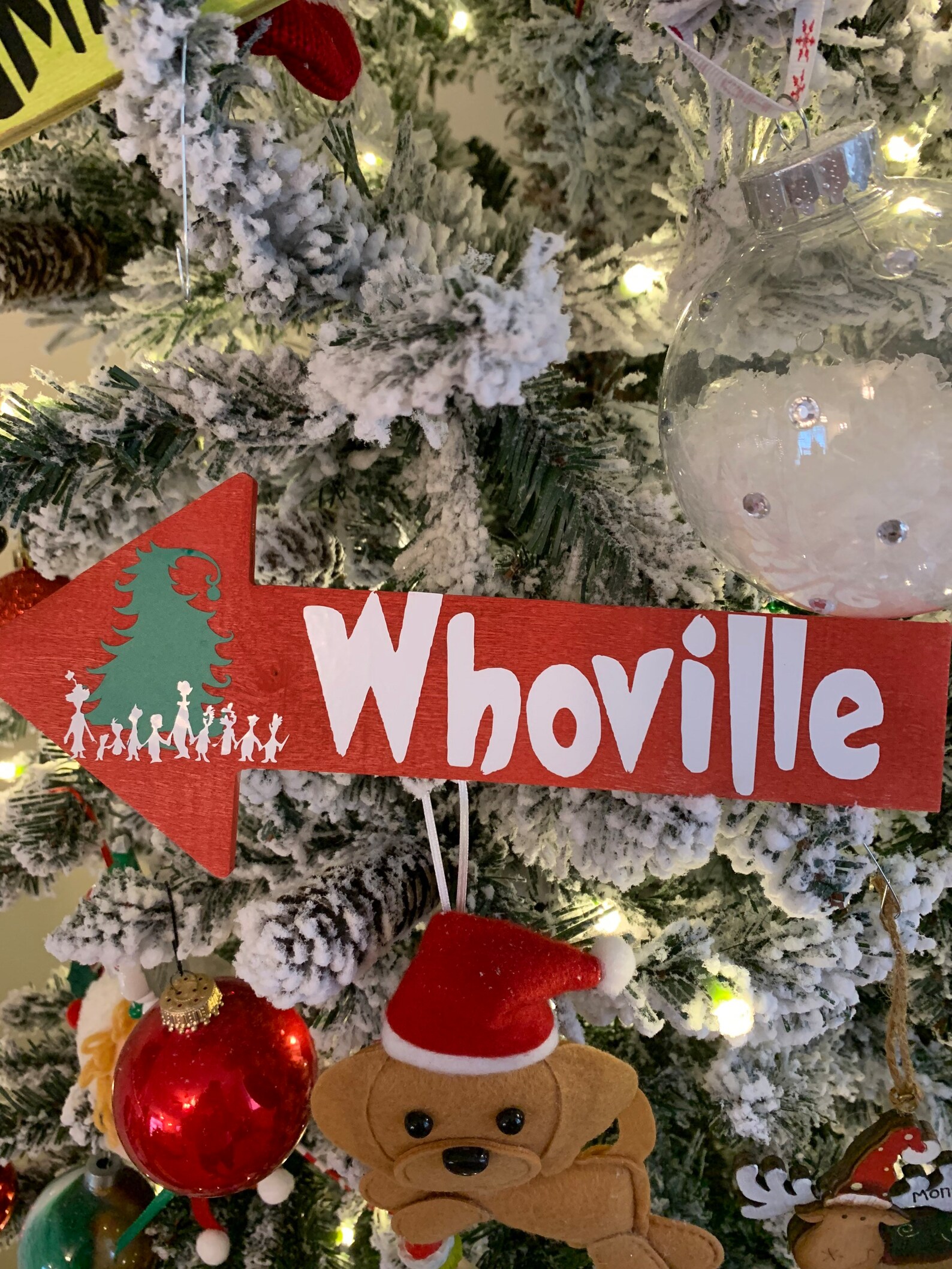 Grinch Sign Grinchs Lair Whoville and Mt.crumpit With - Etsy