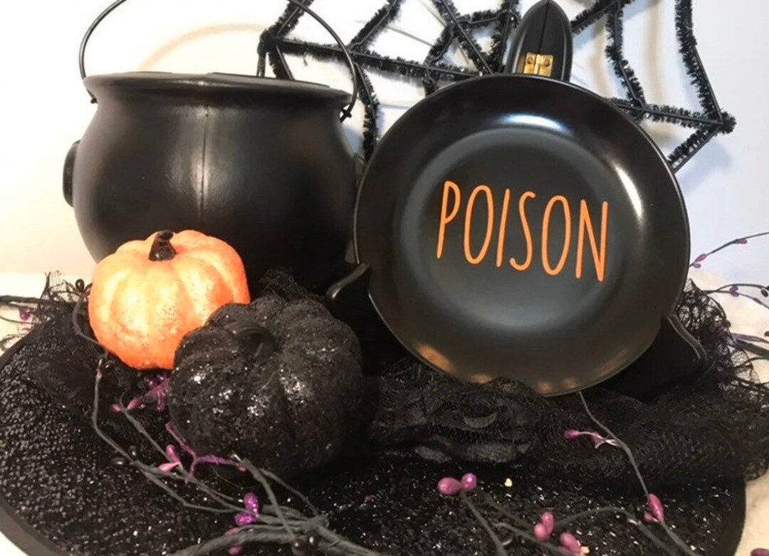 Halloween Poison Plate - Etsy