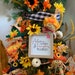 Fall Artificial Tree With Leaves and Scarecrows- Autumn Leave Tree - Etsy
