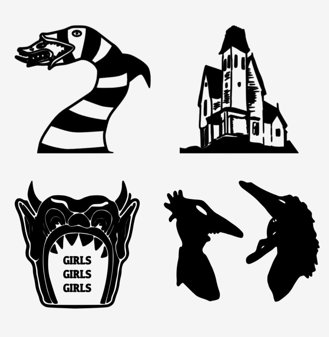 Beetlejuice Vinyl Decal Sticker - Etsy