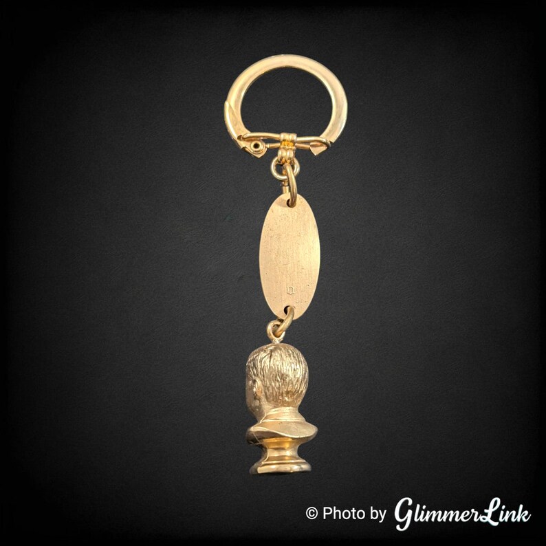 Vintage Hickock USA JFK John F Kennedy Bust Gold Tone Keychain - Etsy