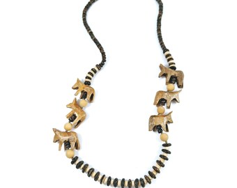 Carved Shell Necklace - Etsy