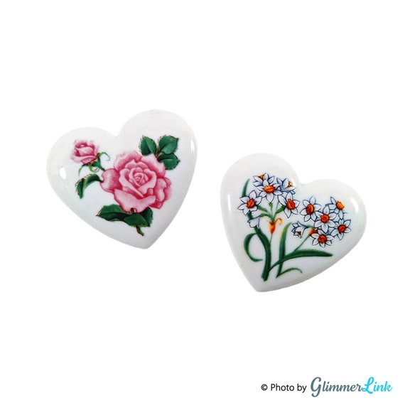 Vintage 1980s AVON Birthday Bouquet Heart Shaped Floral - Etsy