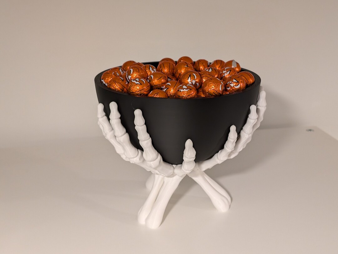 3D Skeleton Hands Bowl | Home Decor | 3D Halloween Decoration - Etsy