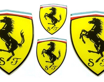 Ferrari Sticker | Etsy