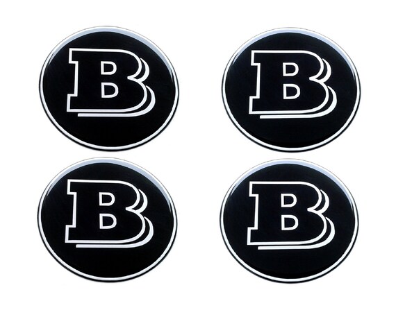 4 X Brabus 3D Sticker Decal Center Wheel Caps Hubcaps B | Etsy