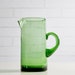 Recycled Glass Cone Jug - 1l Capacity Pitcher - Handmade Moroccan ...