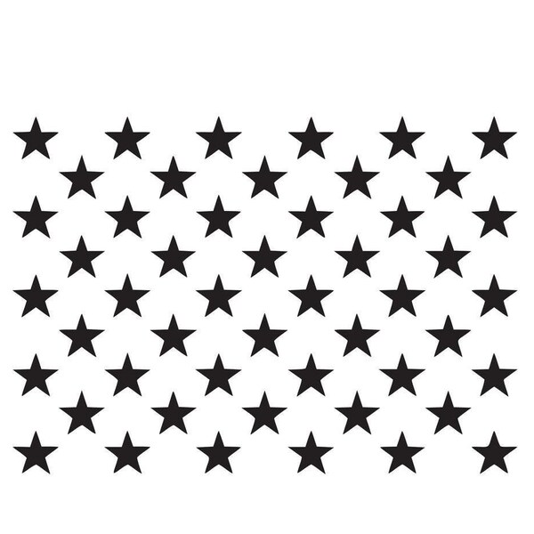 50 Stars Stencil for American Flag - Etsy