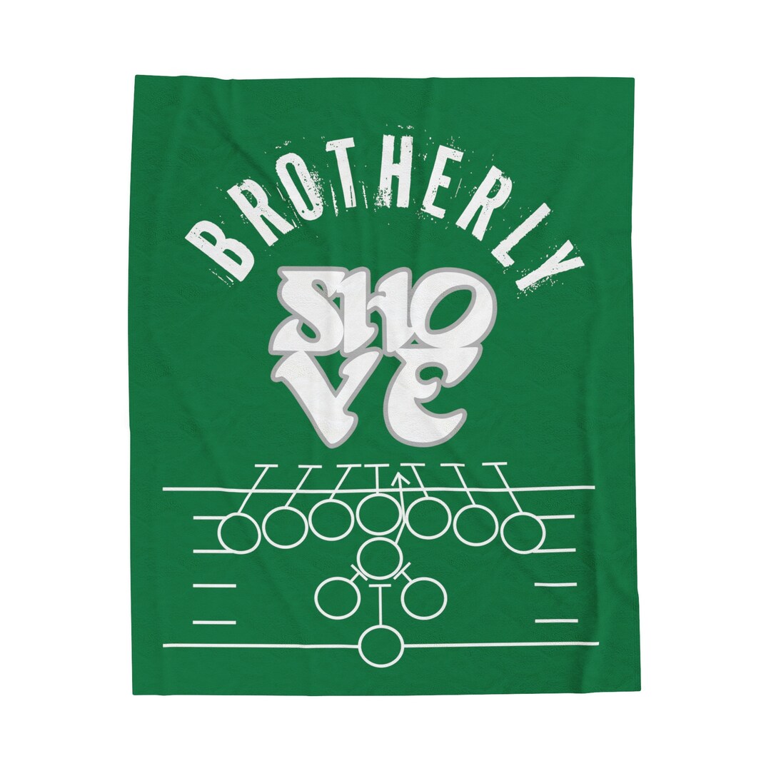 Brotherly Shove Velveteen Plush Blanket - Etsy