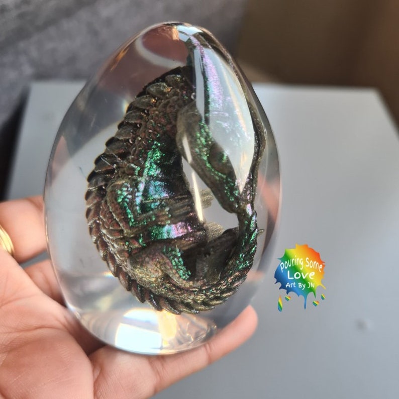 Resin Dragon Egg, 3D Animal Collection, Paper Weight, Collective Figure ...