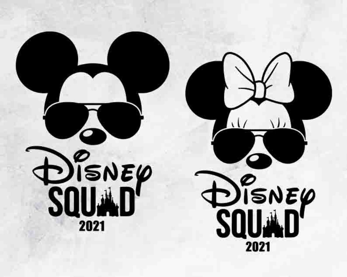 Disney Squad Svg Mickey Disney Castle Svg Mickey Mous