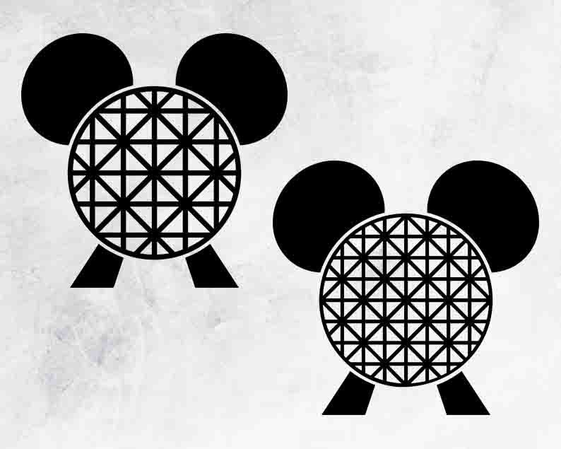 Disney Spaceship Earth Epcot Ball Mickey Mouse Ears Head | Etsy