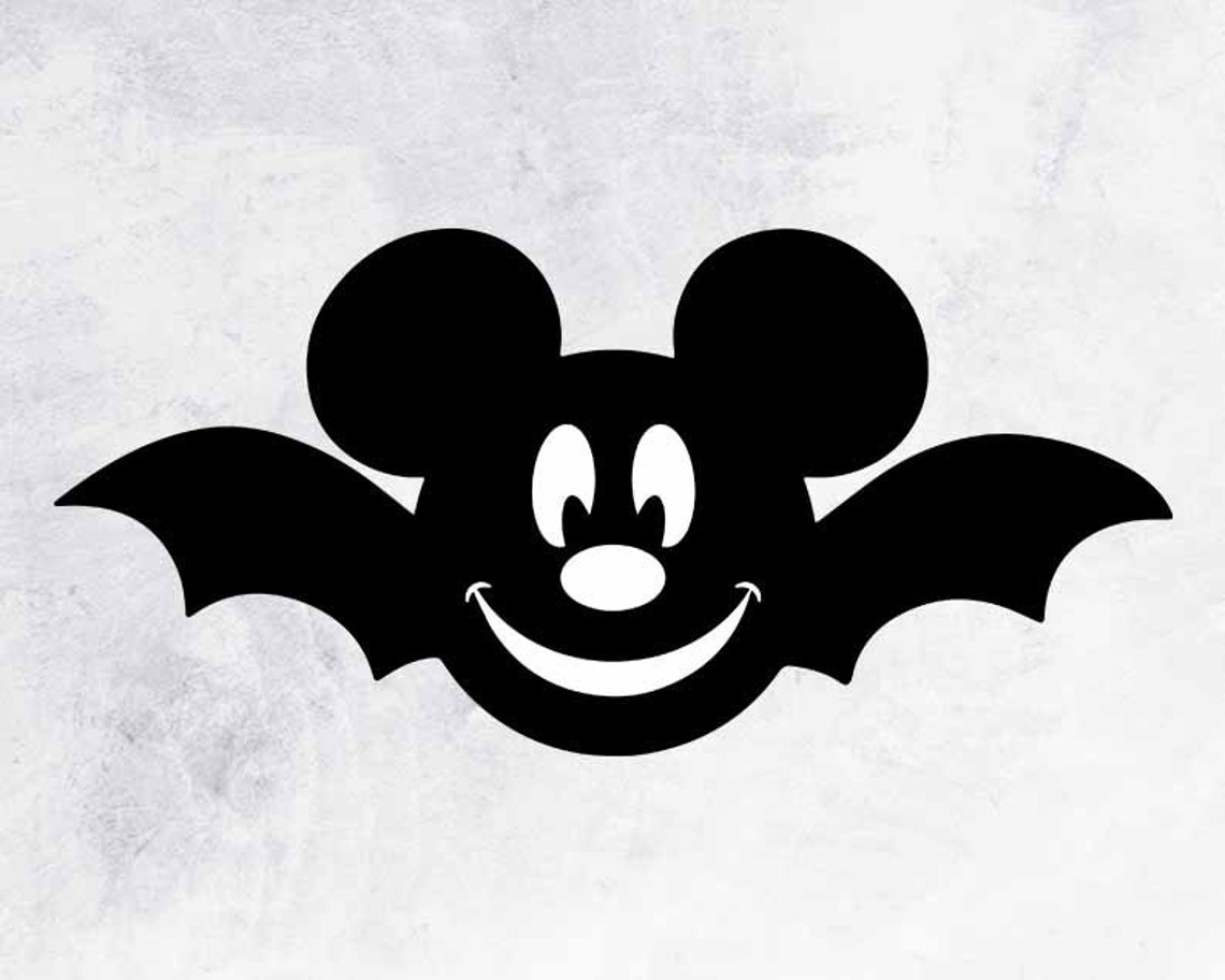 2020 Disney Halloween Mickey Minnie Mouse Bat SVG PNG | Etsy