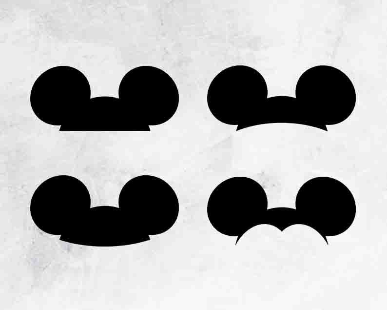 Orejas de Mickey Mouse SVG PNG | Etsy