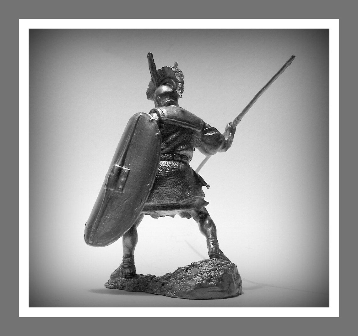 Toy Soldiers Action Figurines Roman Warrior 4 Century BC 75 Mm - Etsy