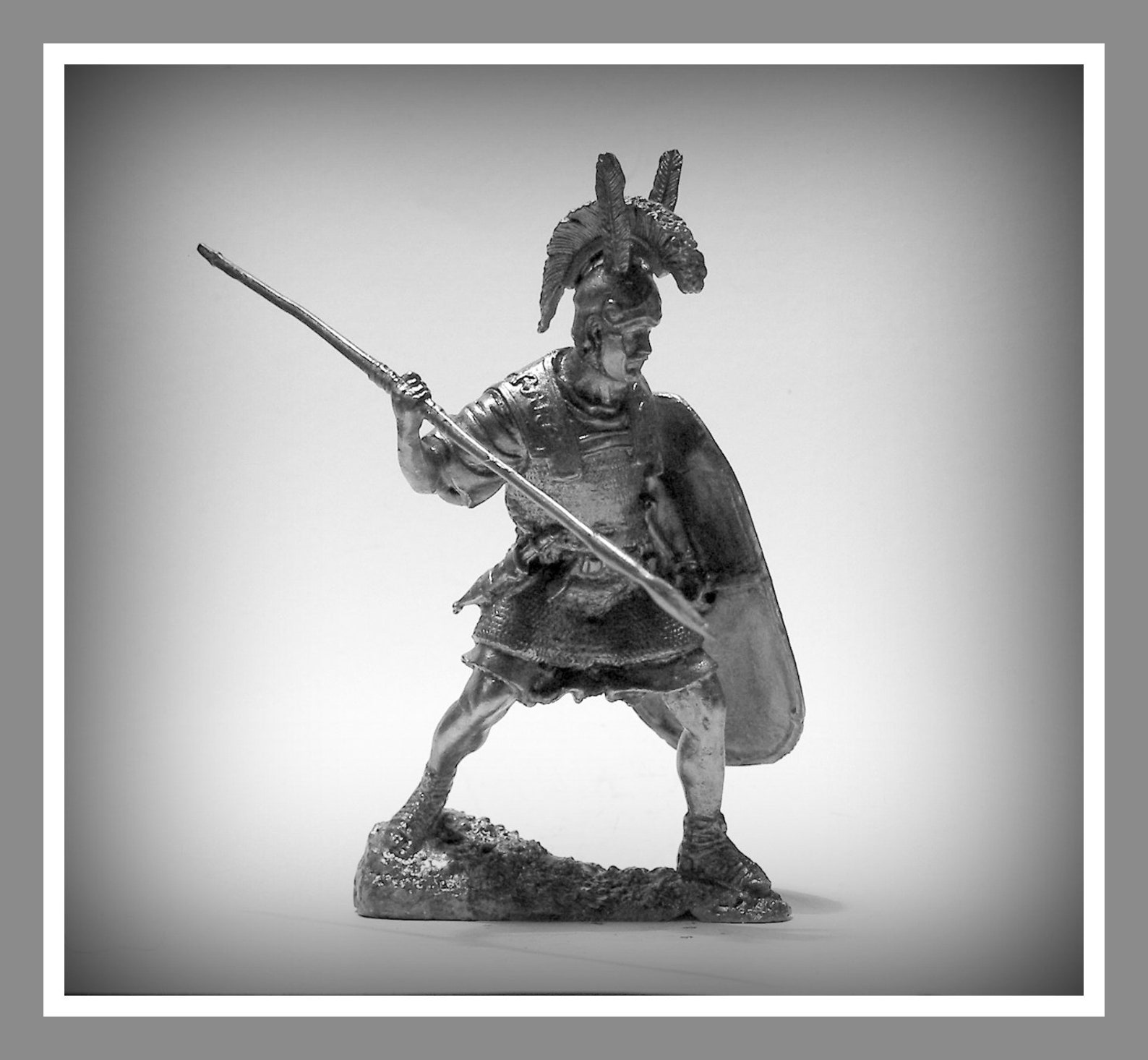 Toy Soldiers Action Figurines Roman Warrior 4 Century BC 75 Mm Figures ...
