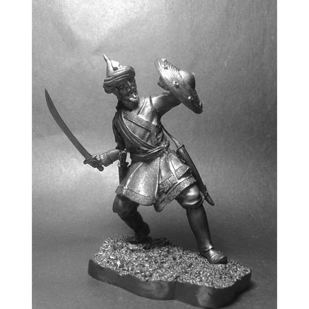 Toy Soldiers Action Figurines Saracen Knight 54 Mm Figures 1/32 Tin ...