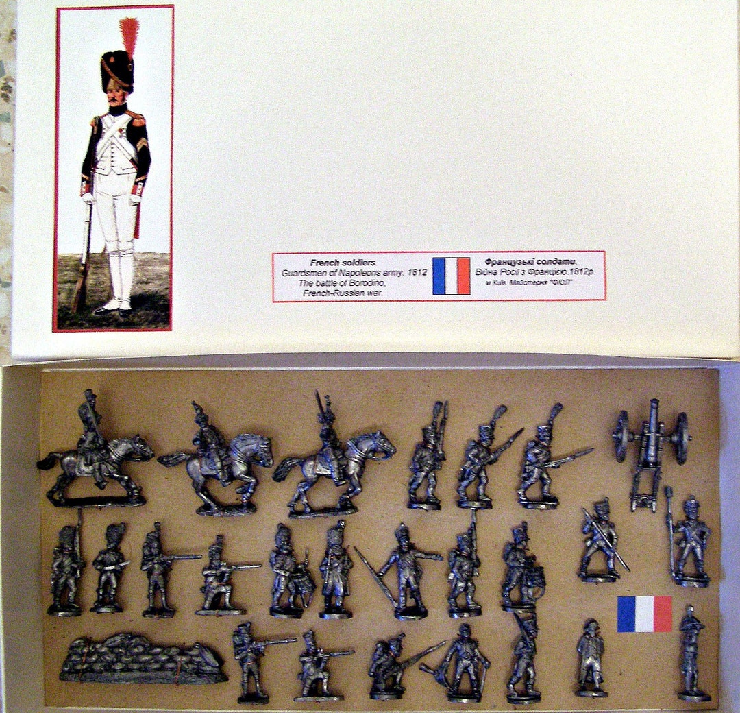 Toy Soldiers Action Figurines Napoleonic Wars French Army 1805-1815 30 ...