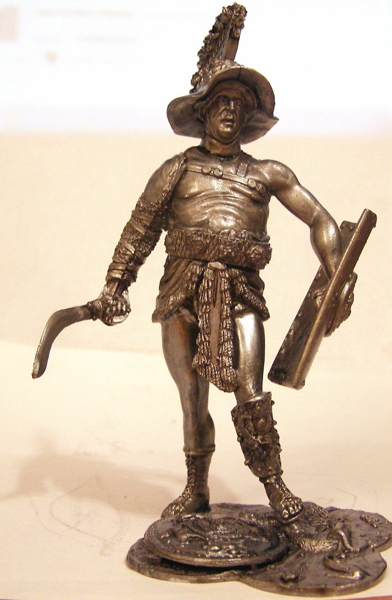 Toy Soldiers Roman Gladiator Murmillon 1st Century BC 90 Mm Figure Tin ...